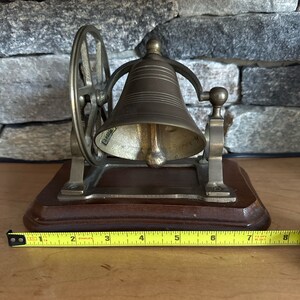 Vintage Brass Nautical Bell Pulley Wheel Set Design - Etsy