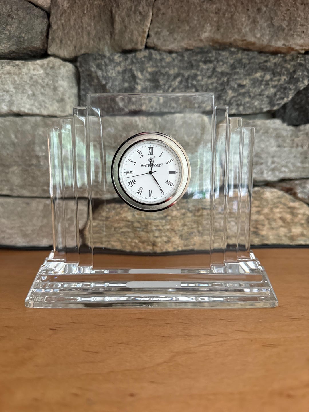 Medium Vintage Waterford Crystal Clock Metropolitan Ireland Elegant ...