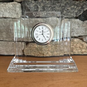 Medium Vintage Waterford Crystal Clock Metropolitan Ireland Elegant ...