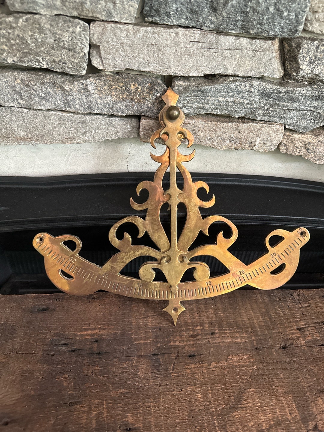 Vintage Brass Nautical Marine Inclinometer | Pendulum | Sail Tilt - Etsy