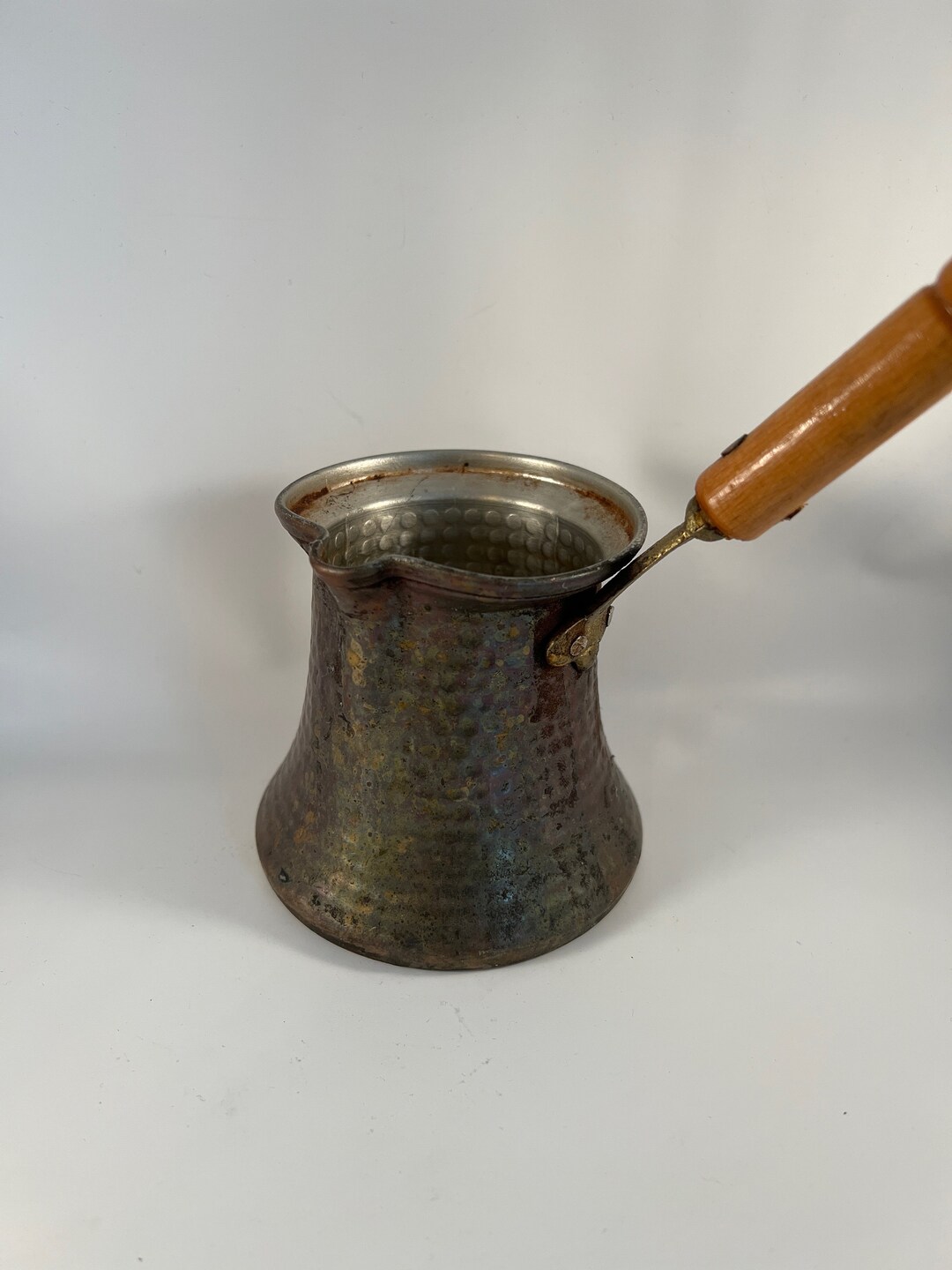 Antique Hammered Copper (tin Lined) Cider or Water Dipper Cup | Ladle ...