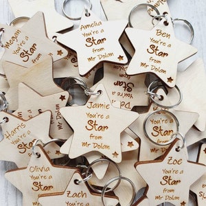 Student End of Year Gift; Student Gift; Wooden Stars; You're a Star ...