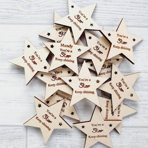 Wooden Star Incentive Tokens: Teacher & Homeschooling Gifts - Etsy