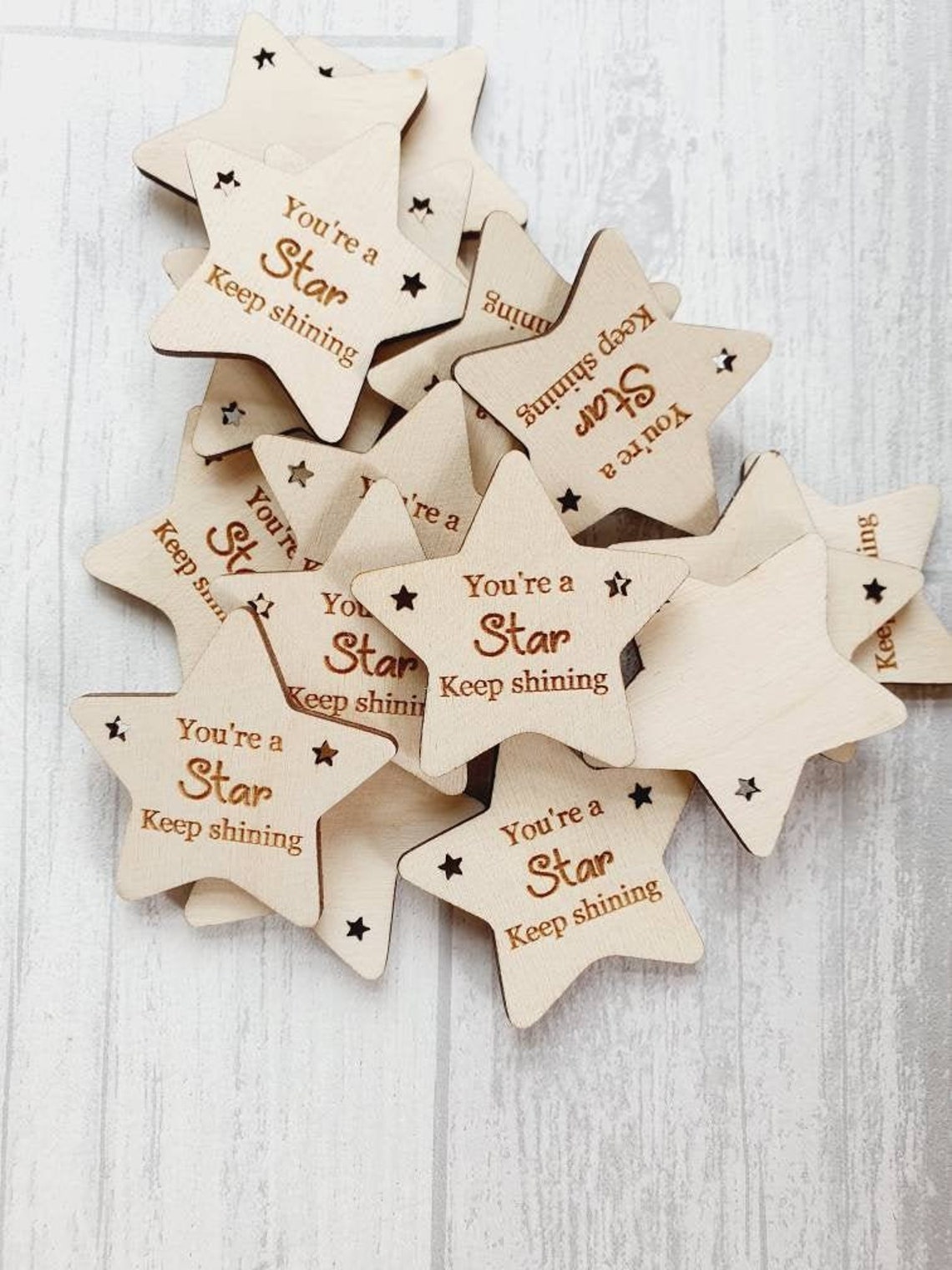 Wooden Star Incentive Tokens: Teacher & Homeschooling Gifts - Etsy