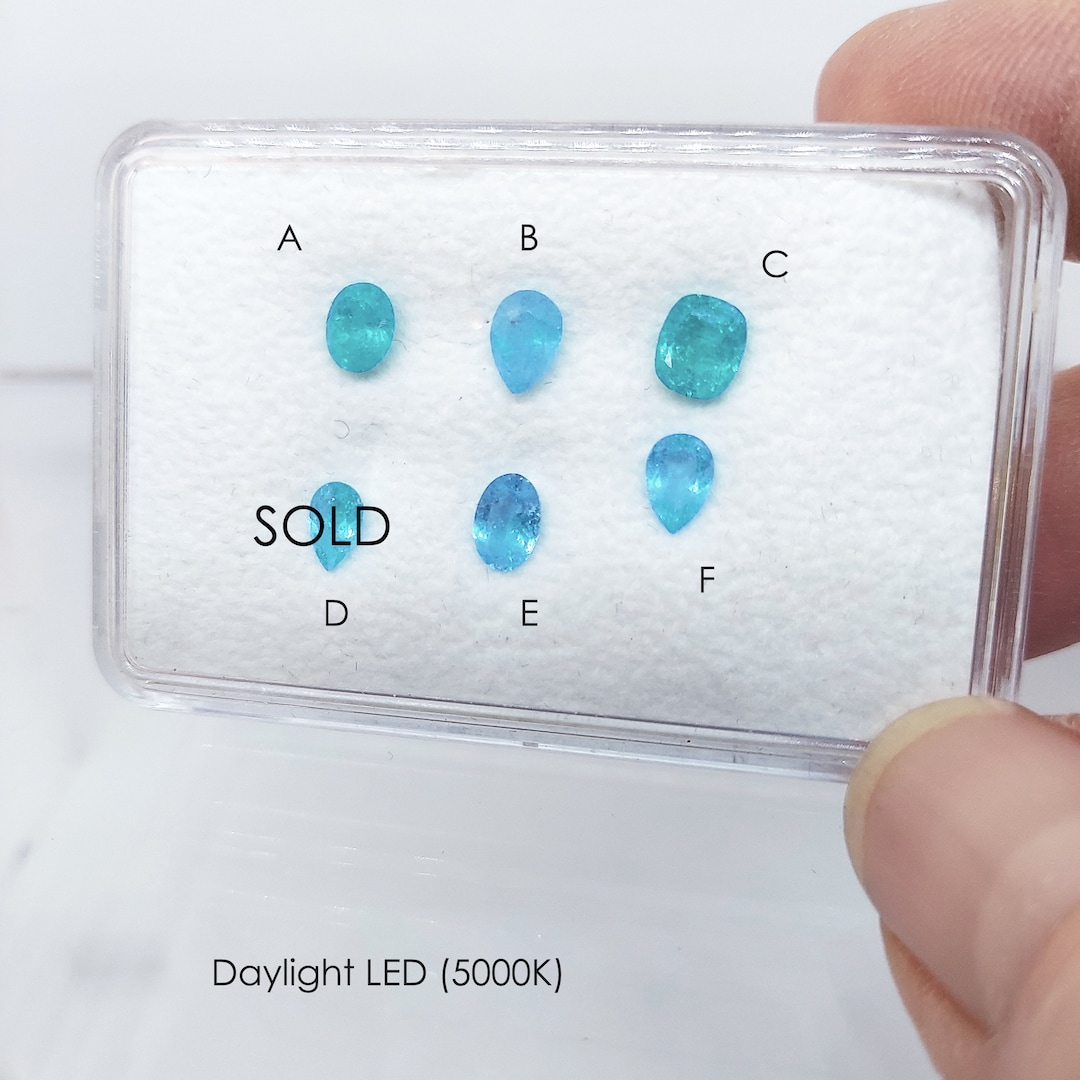 Brazilian Paraiba Tourmalines Unset Gems for Custom Design - Etsy
