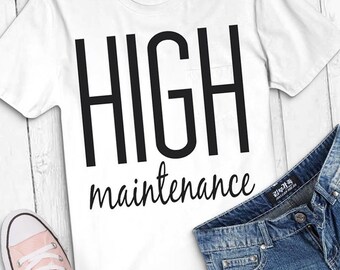 High maintenance | Etsy