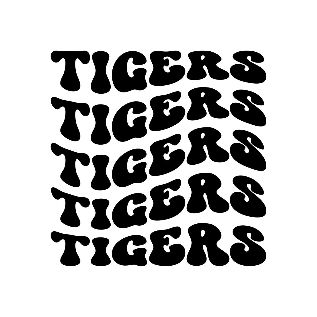 Wavy Tigers SVG: Mascot School Spirit Design (digital Download) - Etsy