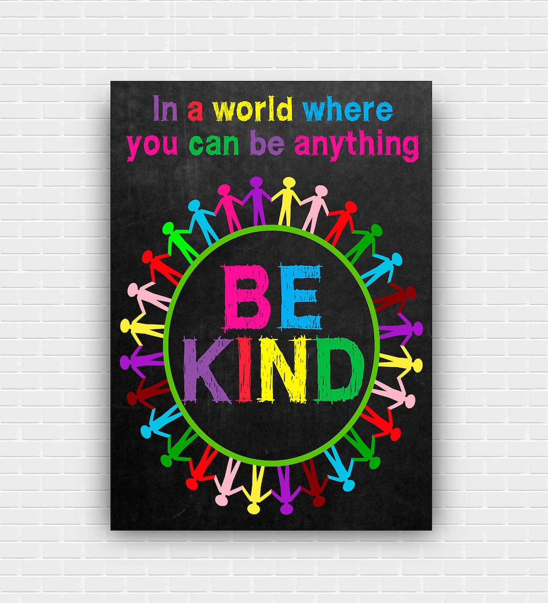 Be Kind Poster: School Counselor Office Decor (digital Download) - Etsy