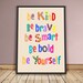 Classroom Decor, Kindness Poster, Be Brave Print, Be Kind Poster, - Etsy
