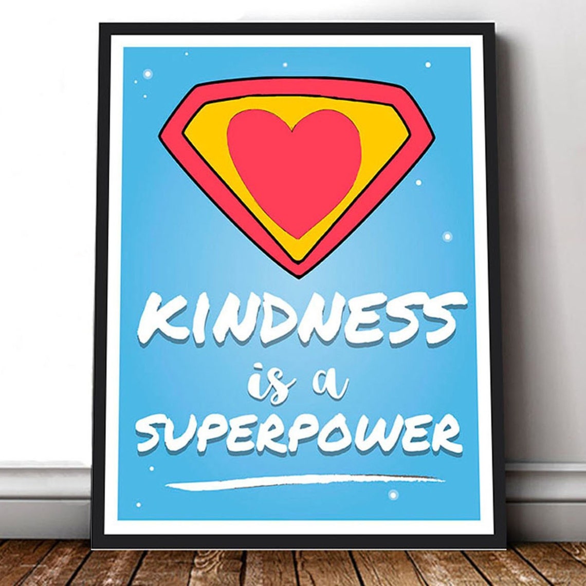 Kindness is a Superpower Printable School Counselor Poster | Etsy