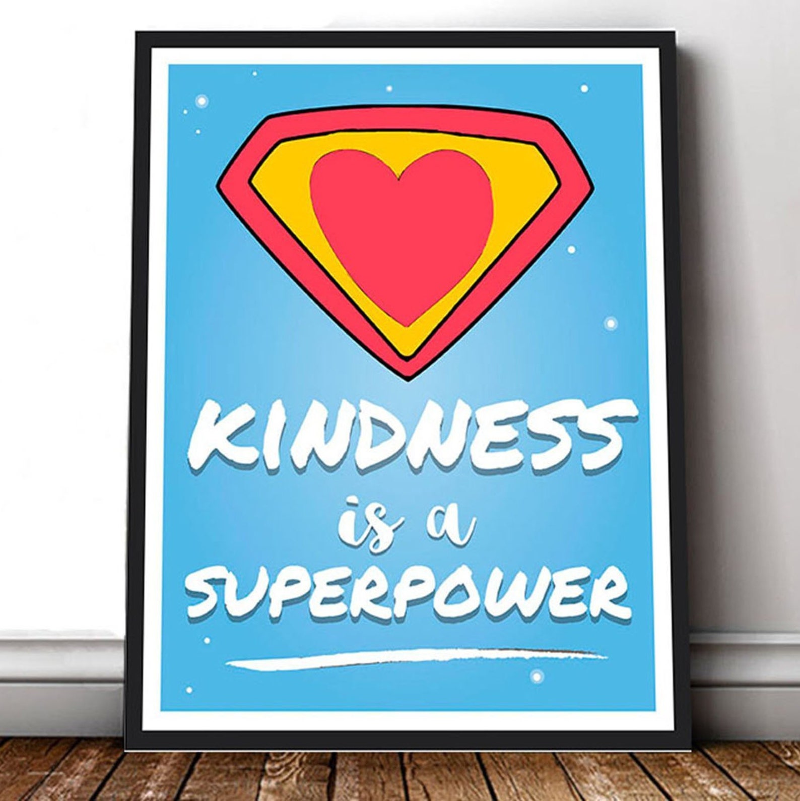 Kindness is a Superpower Printable School Counselor Poster | Etsy