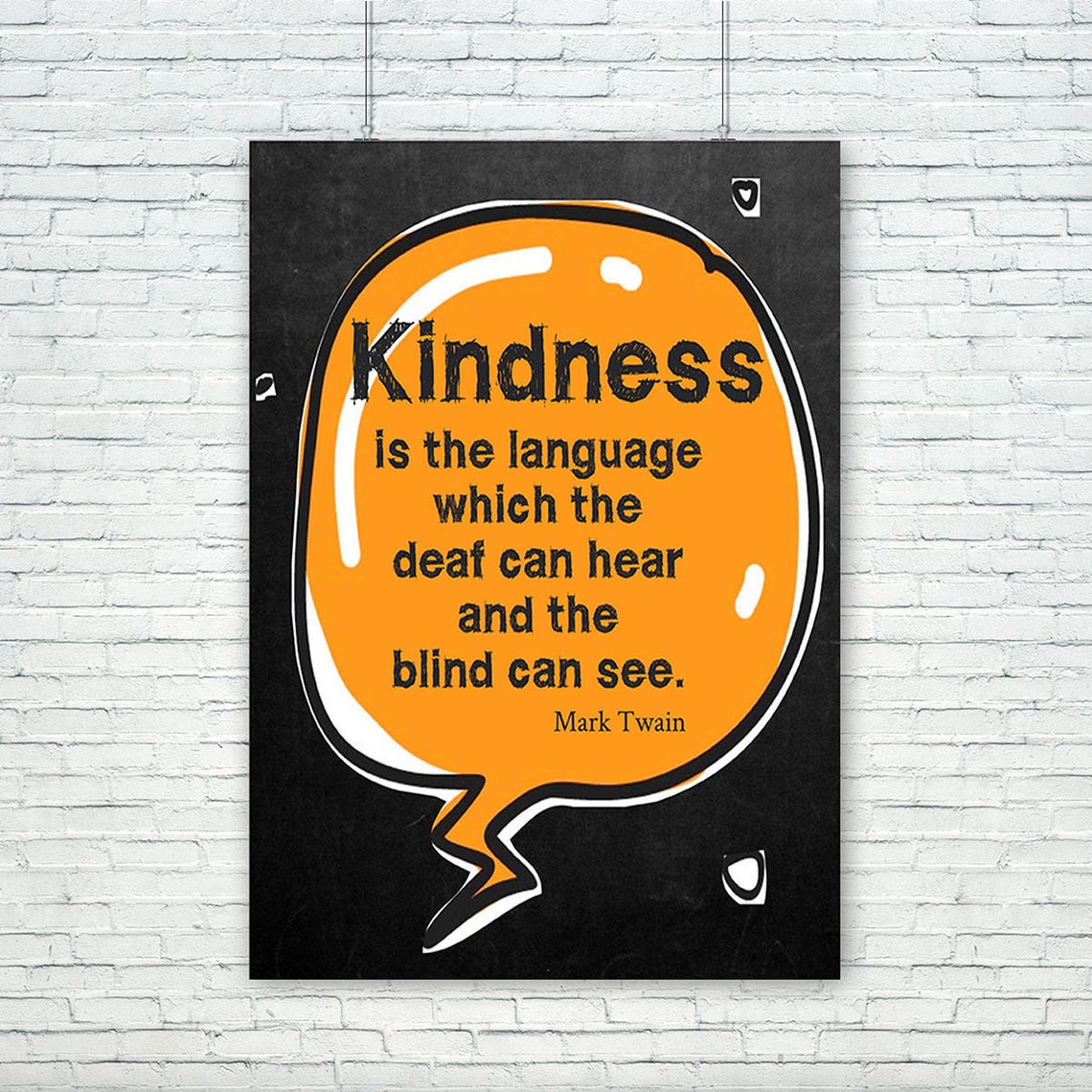 Kindness Prints Set of 4 Wall Art Prints Kindness Quotes | Etsy