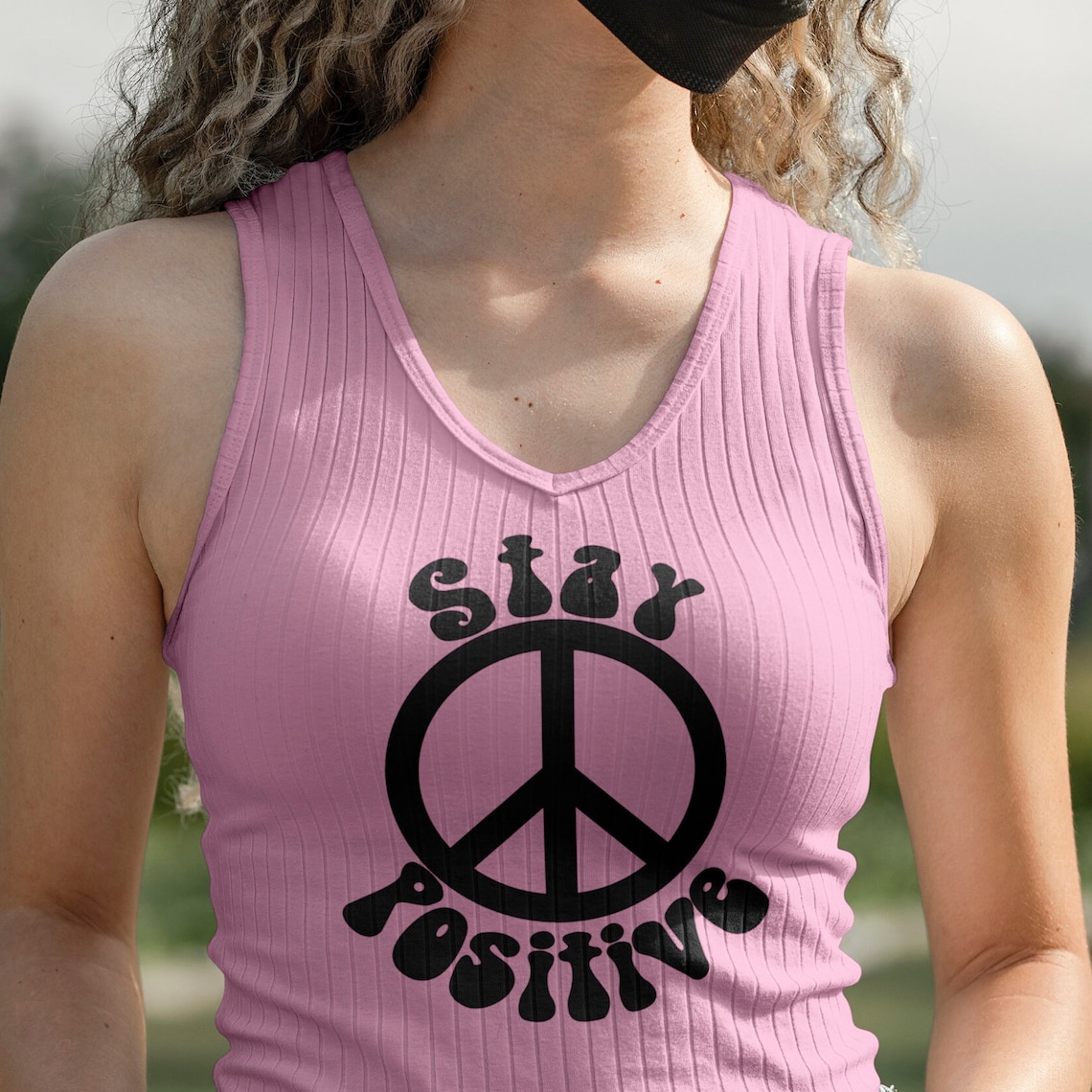 Stay Positive SVG Peace Sign SVG Positive Vibes SVG - Etsy
