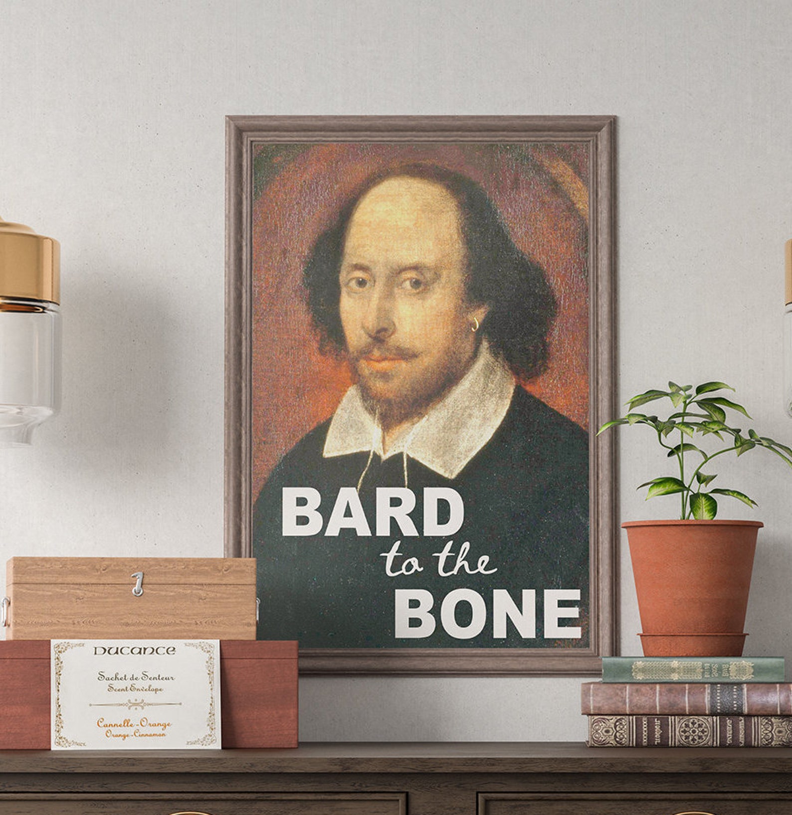 Shakespeare Poster Bard to the Bone Funny Shakespeare | Etsy