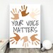 Classroom Poster, Diversity Poster, Your Voice Matters, Inclusion ...