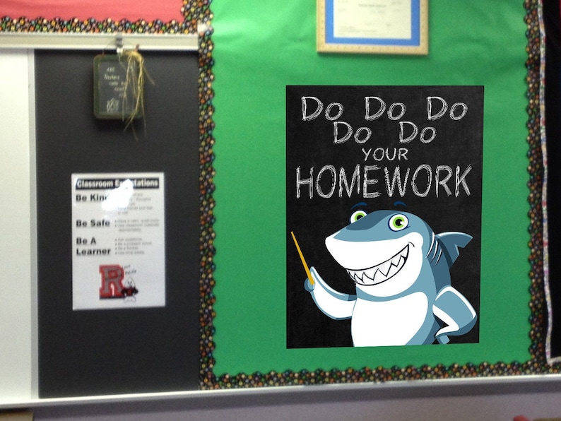 Classroom Decor INSTANT DOWNLOAD Shark Decor Funny - Etsy