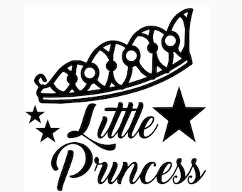 Little Princess SVG, Baby Girl SVG, Newborn Girl SVG, Princess Cut File ...