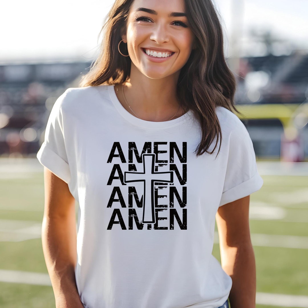 Amen SVG, Amen PNG, Trust in the Lord Png, Retro Christian Design ...