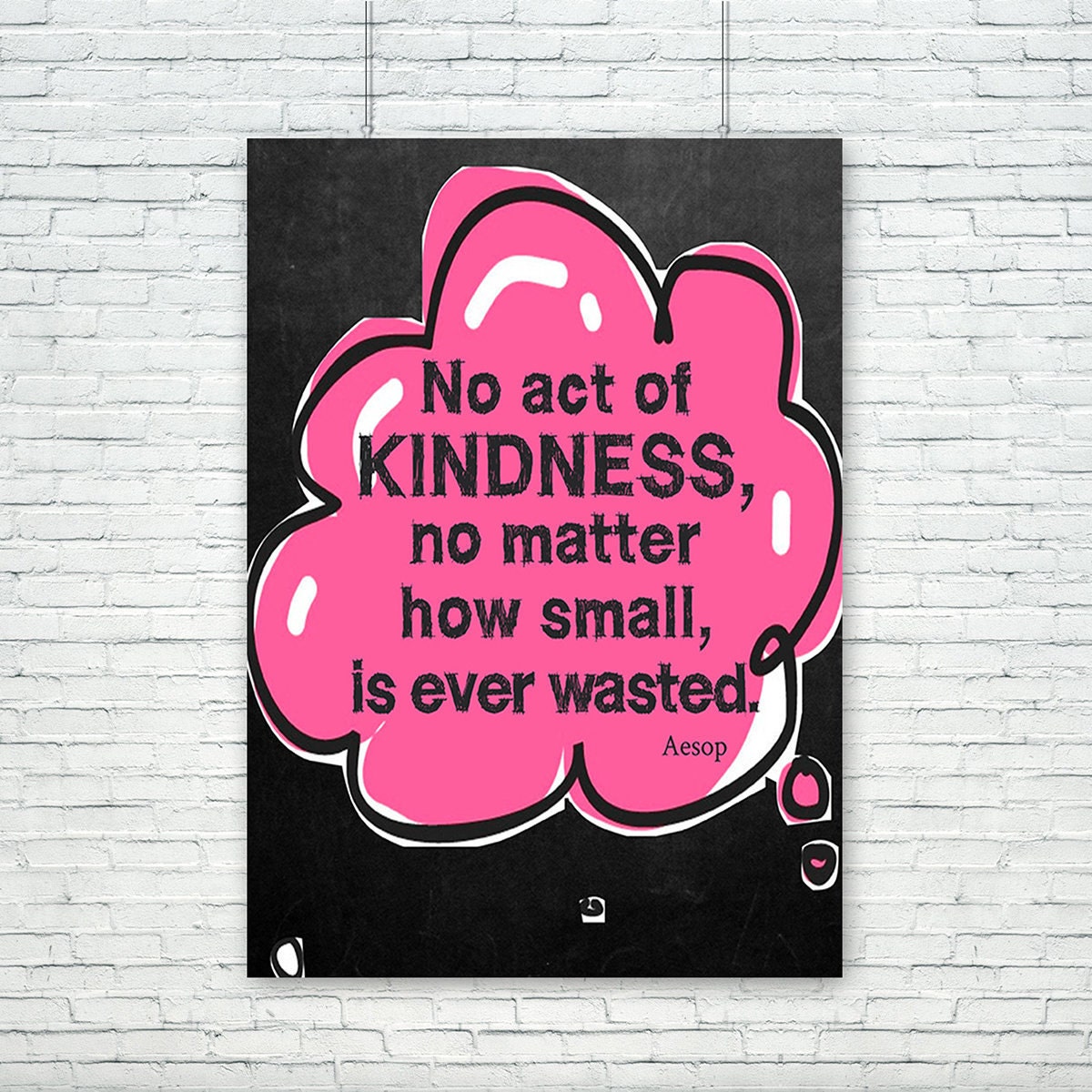 Kindness Prints Set of 4 Wall Art Prints Kindness Quotes | Etsy