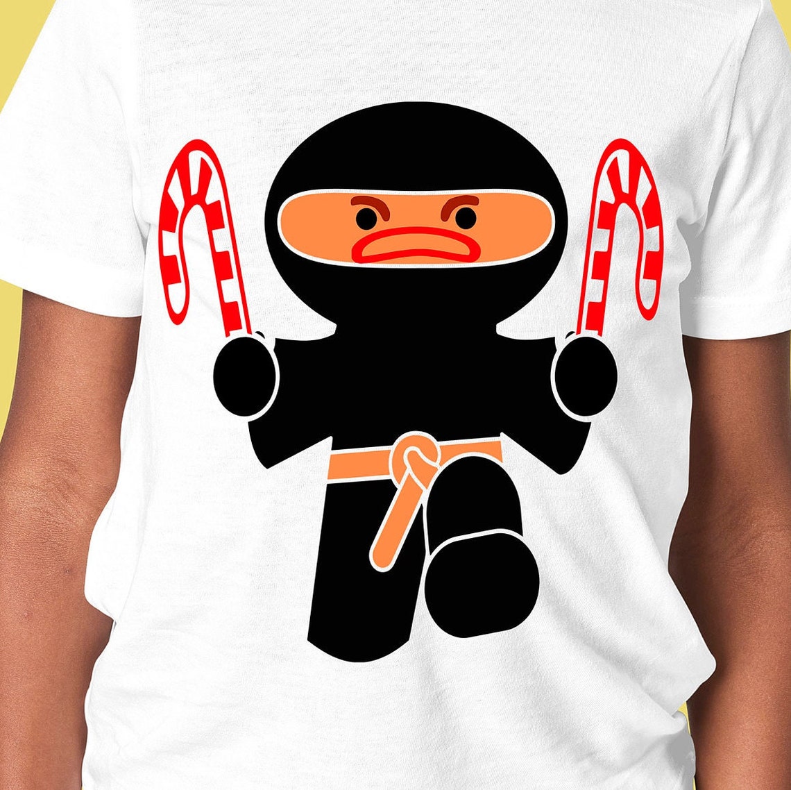 Gingerbread Man SVG Funny Christmas SVG Ninja SVG for Cricut - Etsy