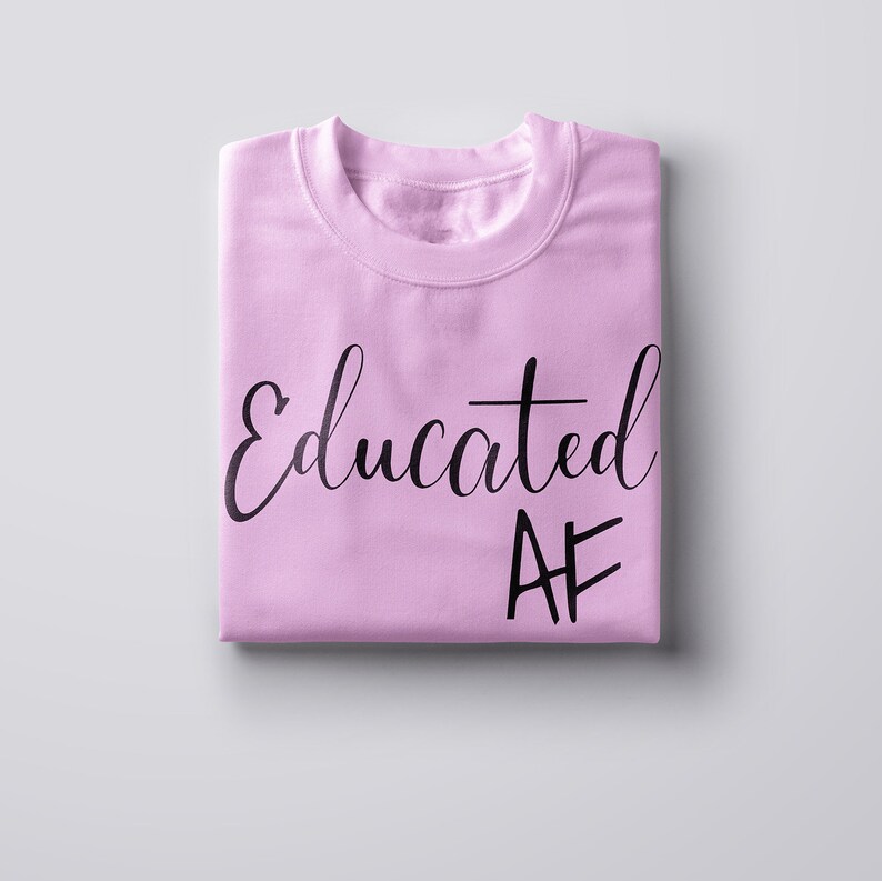 Educated AF Educated AF SVG Funny Graduation Svg Congrats - Etsy