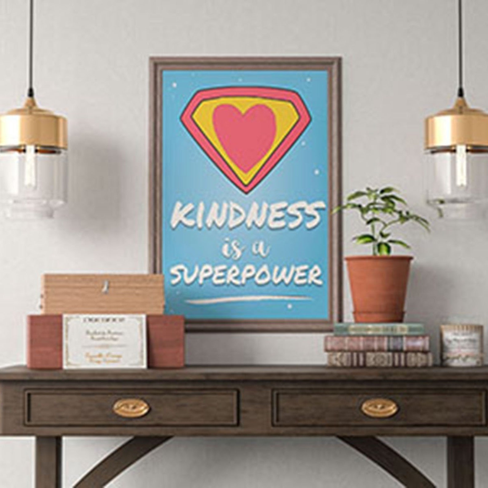 Kindness is a Superpower Printable School Counselor Poster | Etsy