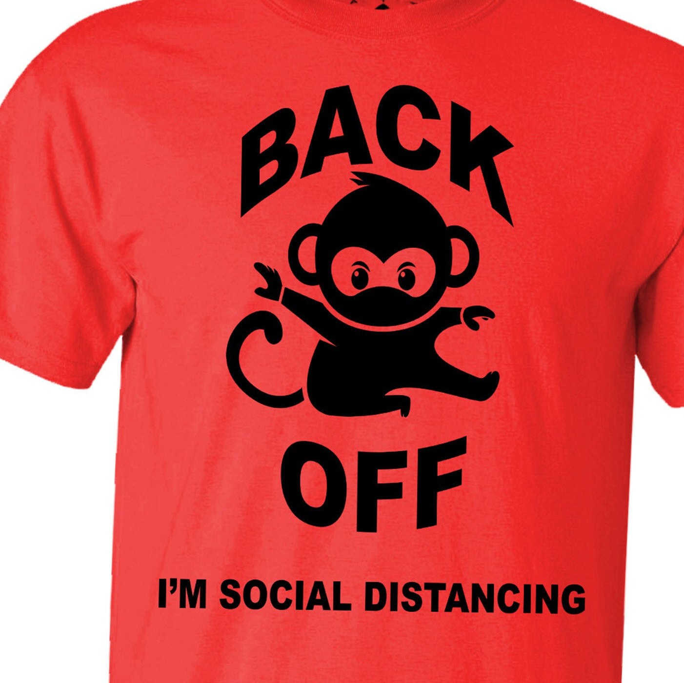 Social Distancing SVG Back off SVG Monkey SVG Stay 6 Ft - Etsy Canada