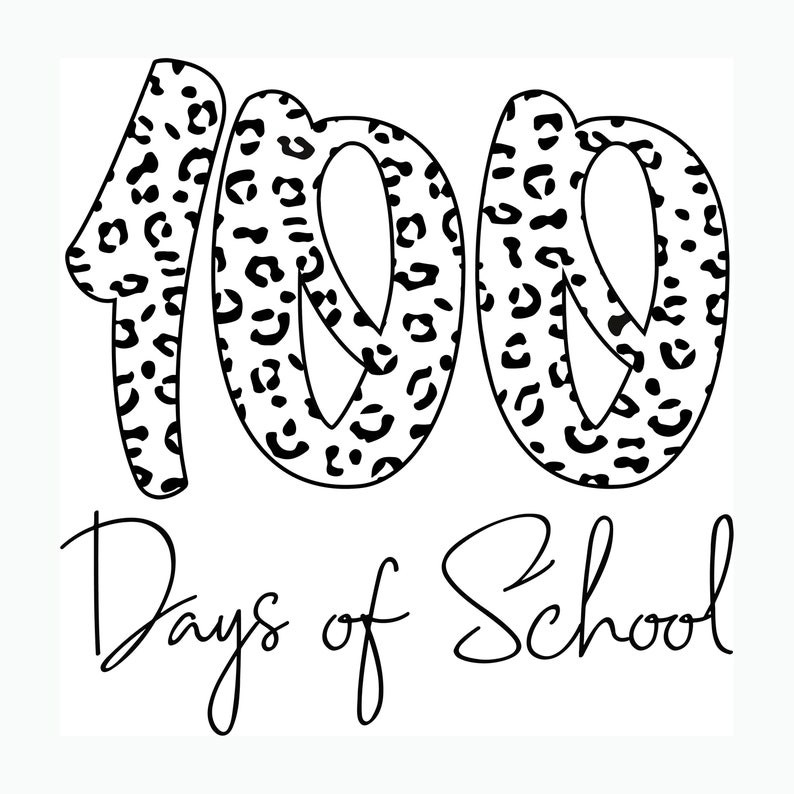 100 Days of School SVG Bundle: Teacher Design (digital Download) - Etsy