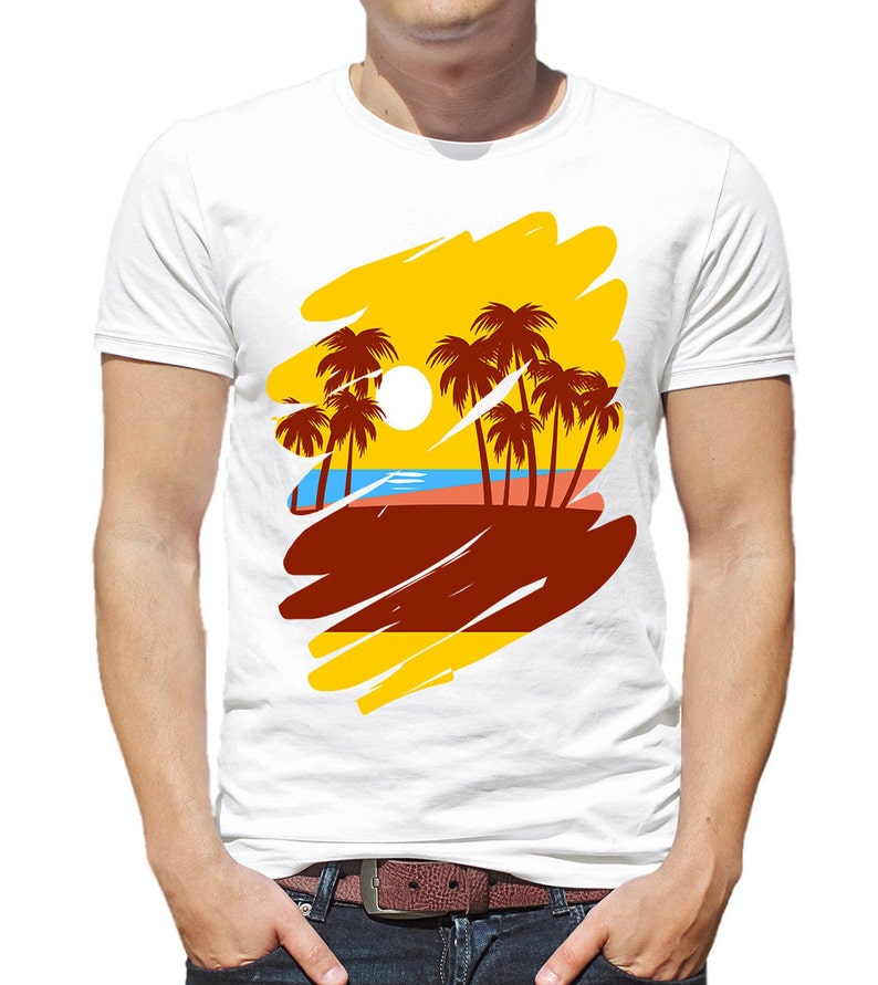 Beach SVG Grunge SVG Palm Tree Svg Sunset Svg Island Svg - Etsy