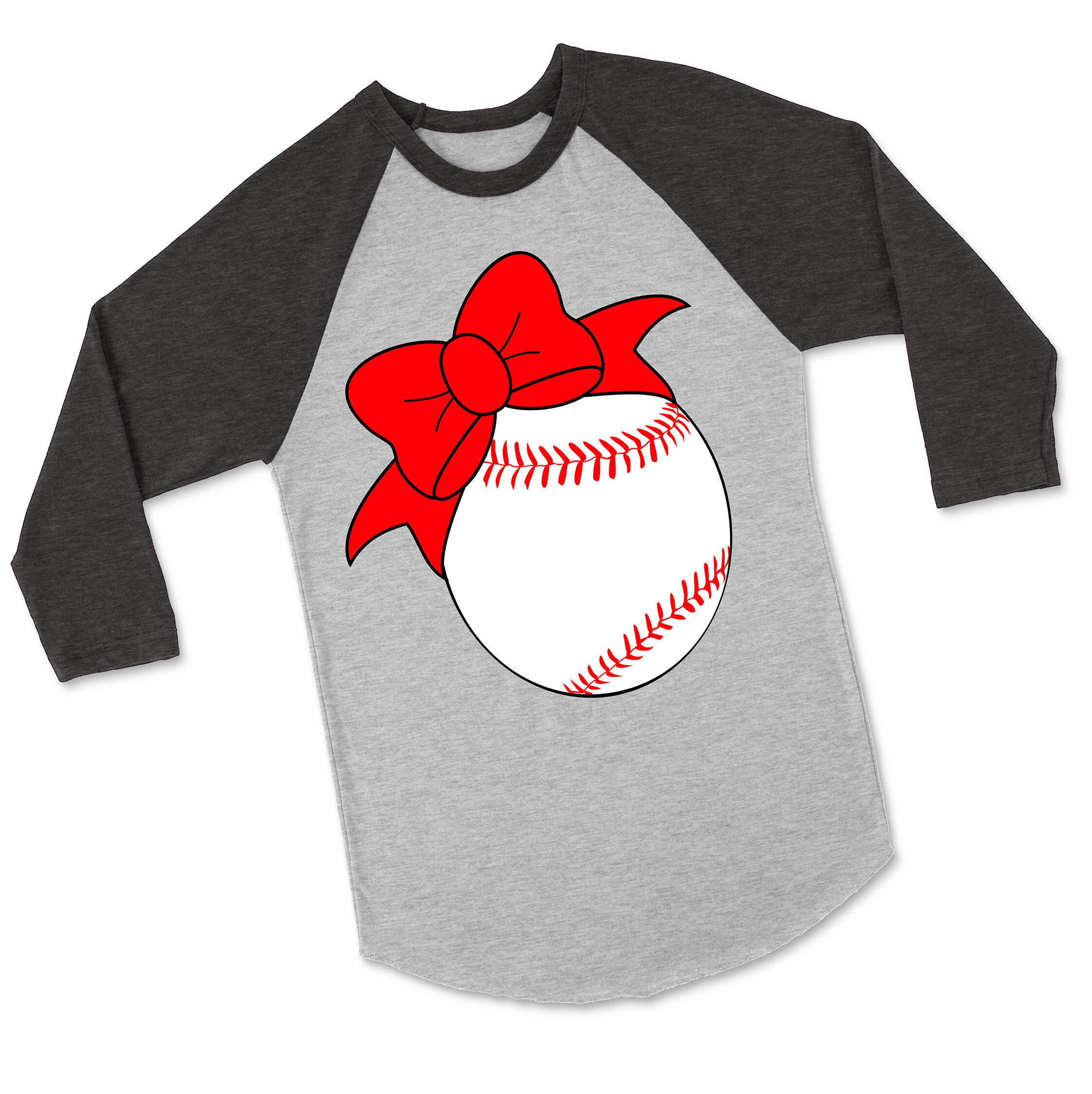 Baseball SVG SVG DXF Baseball With Bow Svg Baseball Shirt - Etsy