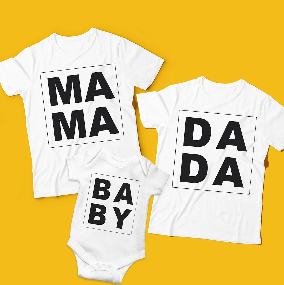 DADA SVG Mama Dada Baby Svg Family Portrait Photos Svg - Etsy