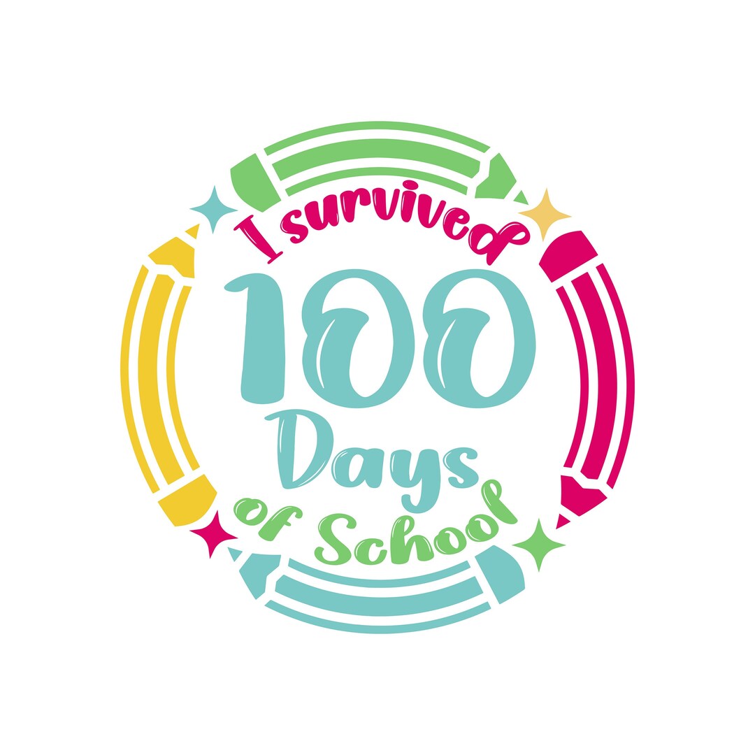 I Survived 100 Days of School SVG, Back to School SVG, 100th Day of ...