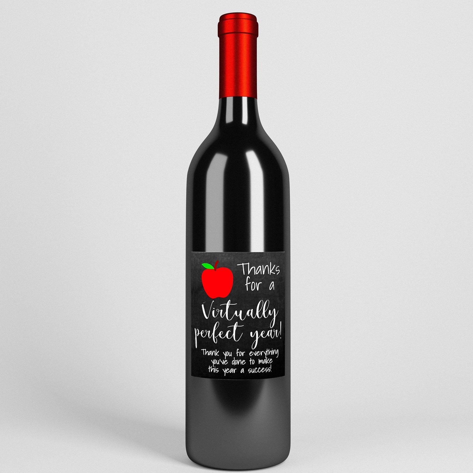 Teacher Wine Label Teacher Wine Bottle Label Teacher Wine | Etsy