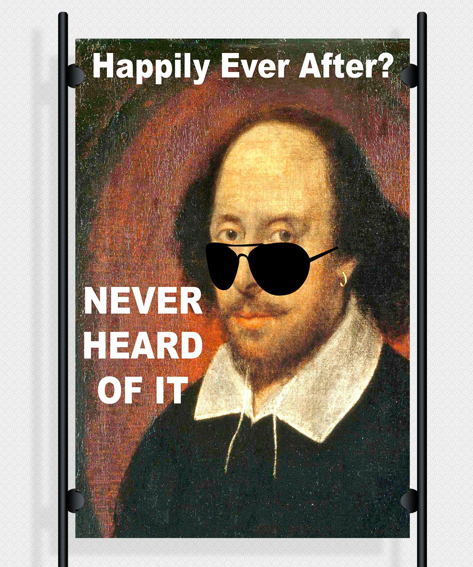 Shakespeare Print Funny Shakespeare Poster English Classroom - Etsy