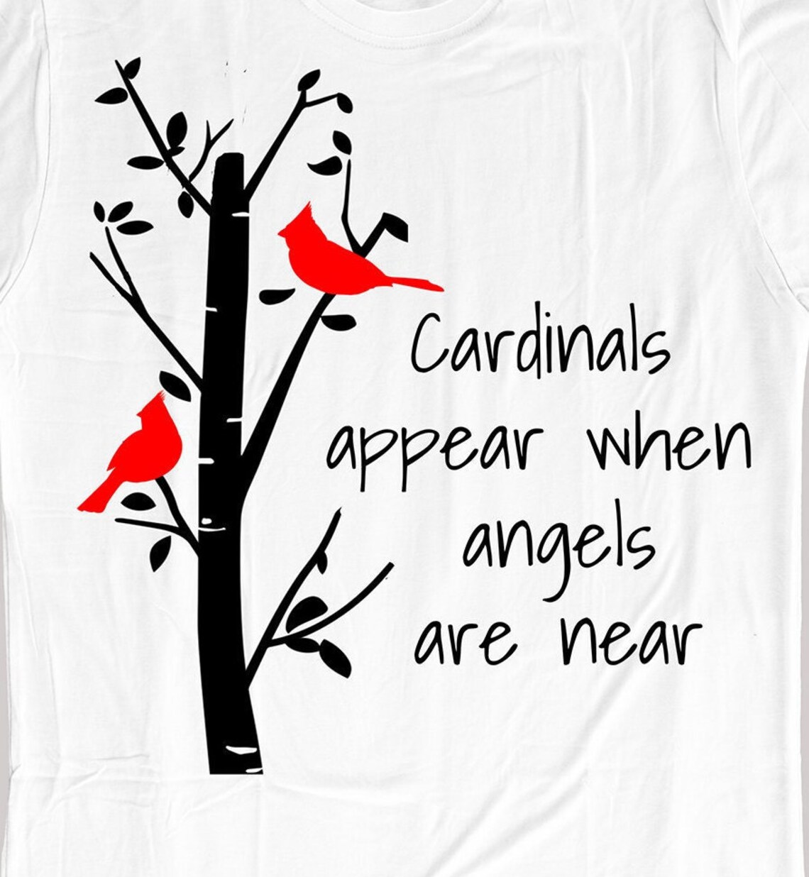 Angel Tree SVG Cardinals Appear SVG Cardinal SVG Grief Tree - Etsy