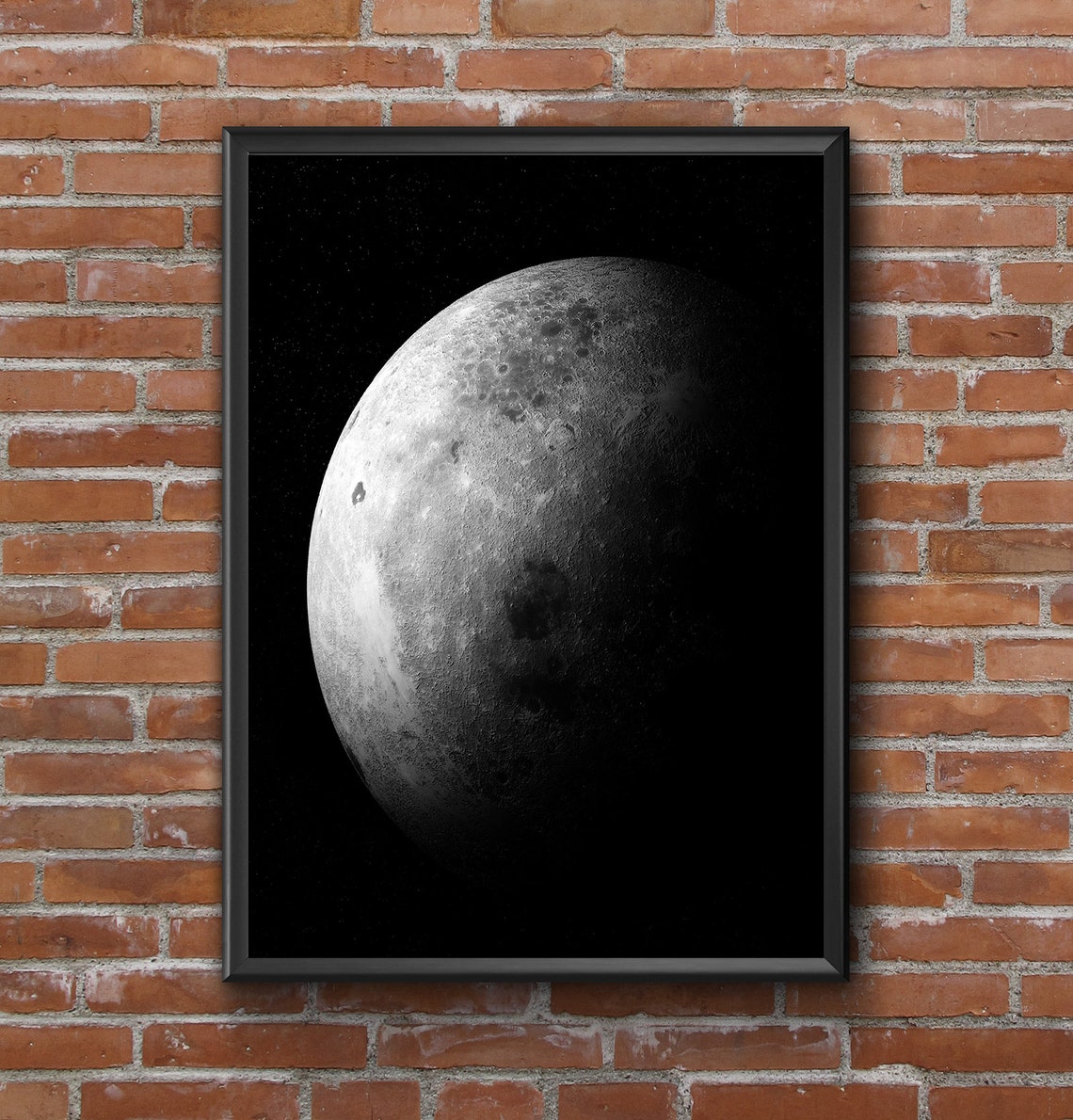 Moon Phase Art Set of 4 Lunar Phases Printmoon Phases - Etsy