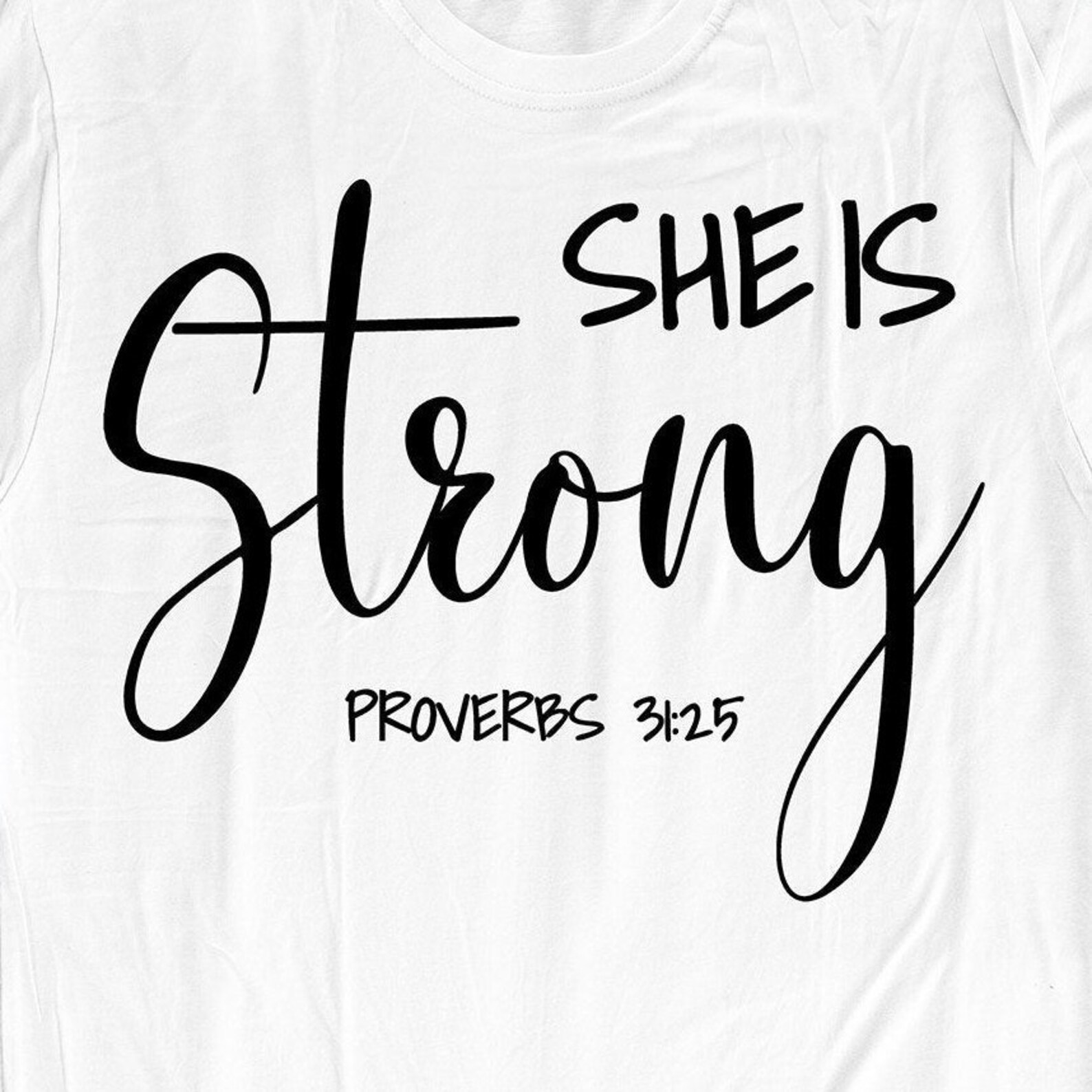 She is Strong SVG Proverbs 31:25 SVG Religious SVG Proverbs - Etsy