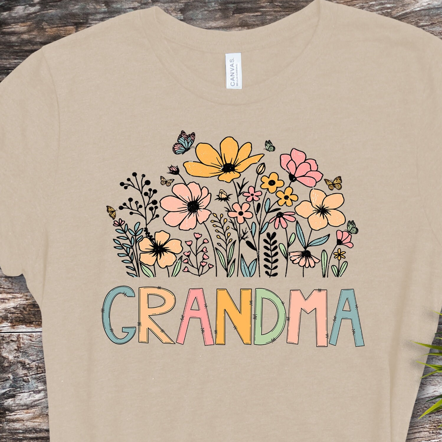 Floral Grandma PNG: Wildflower Mother's Day Design (digital Download ...