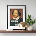 Shakespeare Poster Bard to the Bone Funny Shakespeare - Etsy