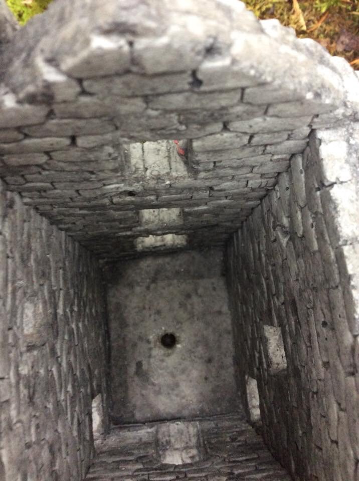 A Hand Cast Model of a Cornish Engine House. © - Etsy UK