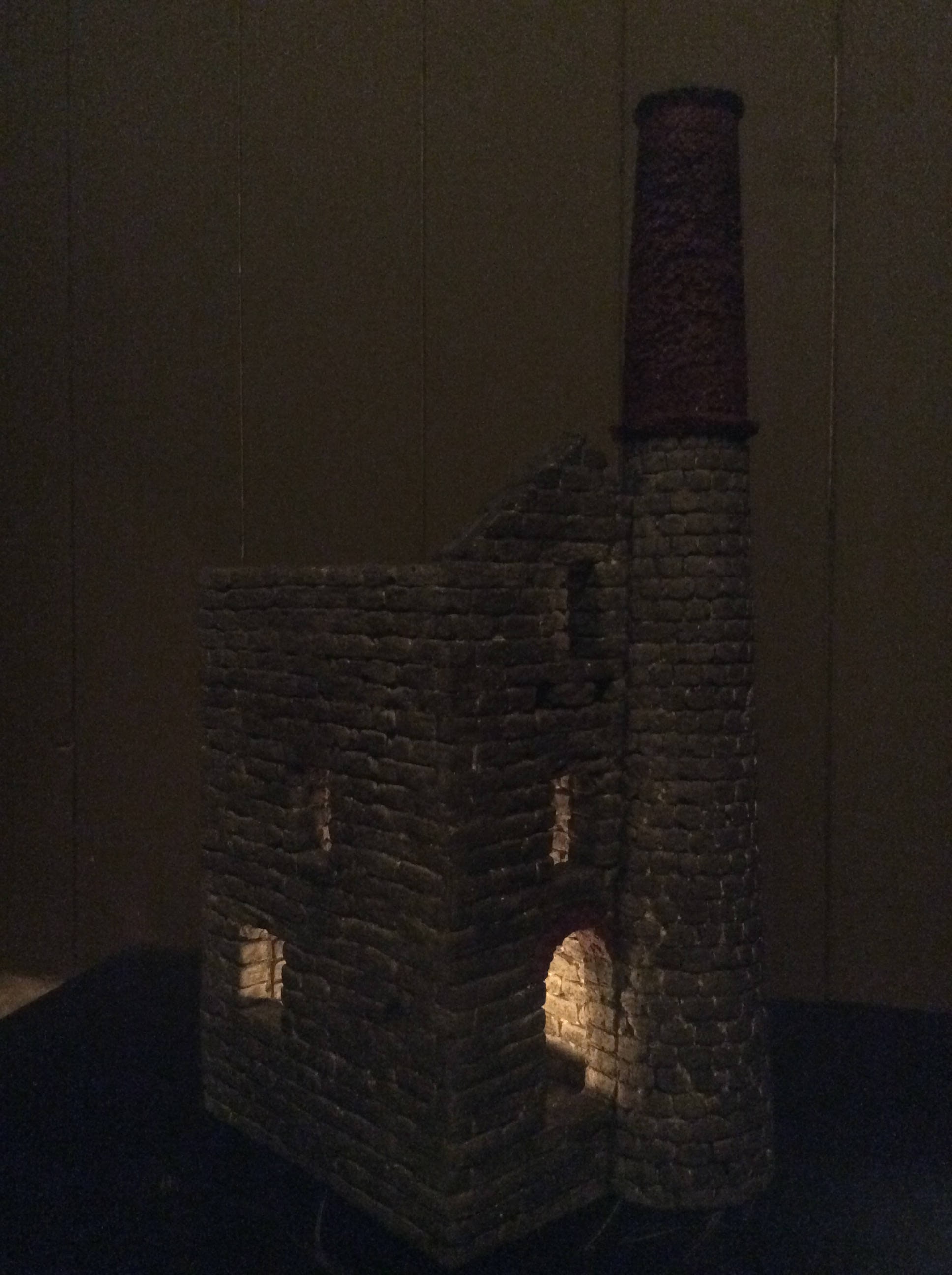 A Hand Cast Model of a Cornish Engine House. © - Etsy UK