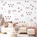 Abstract Tee Pee, Tee Pee Wall Decor, Abstract Wall Decals, Wall Border ...