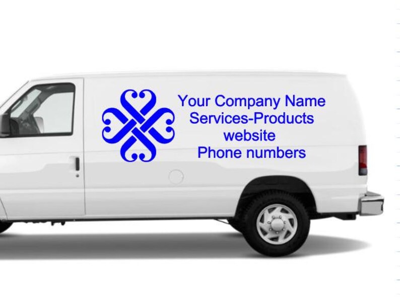 Car Window Decals, Custom Vehicle Advertising Vinyl Decals, Fleet Truck ...