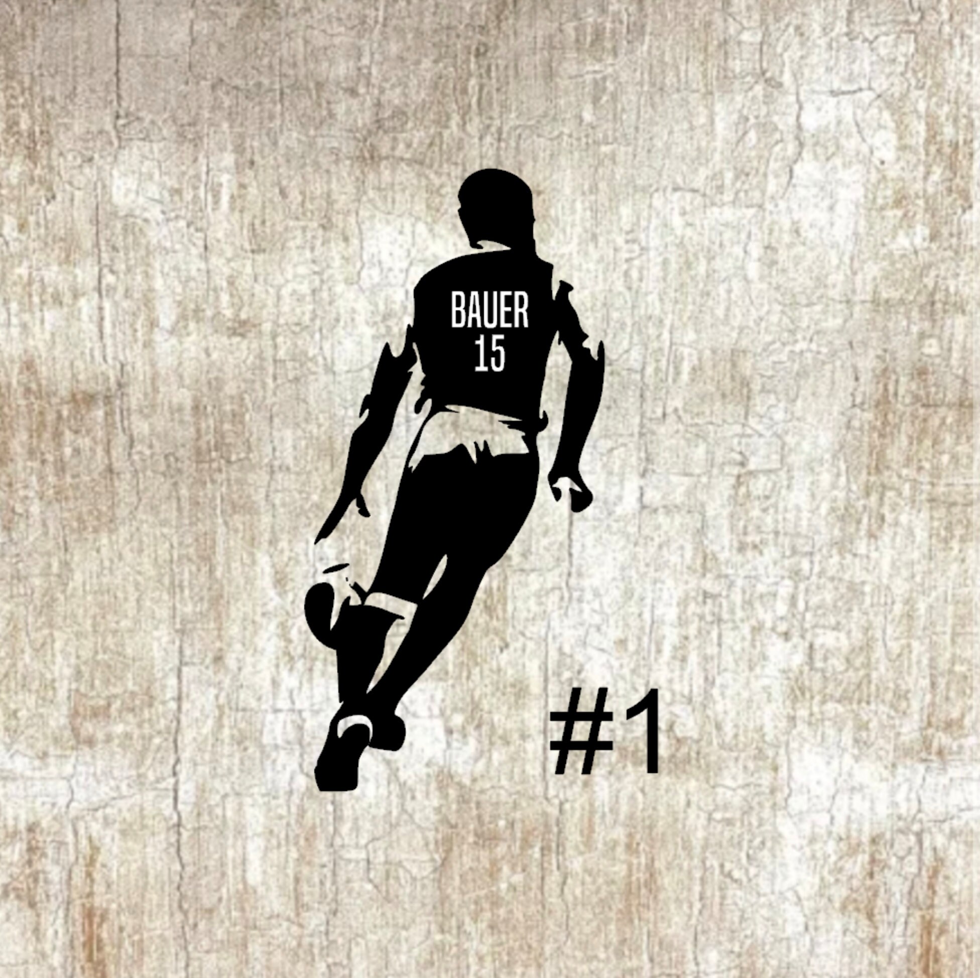 Basketball Boy, Male Wall Decal, Custom Name and Number, Different ...
