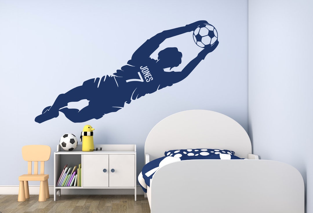 Soccer Goalie, Soccer Wall Decals, Personalized Soccer Decal ...