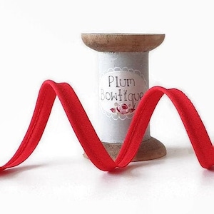 Red Polycotton Piping, Skinny (3mm) *sold per Metre* - Etsy