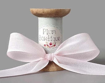 Soft White Matte Semi-sheer Textured Ribbon 25mm 1in Wide | Etsy