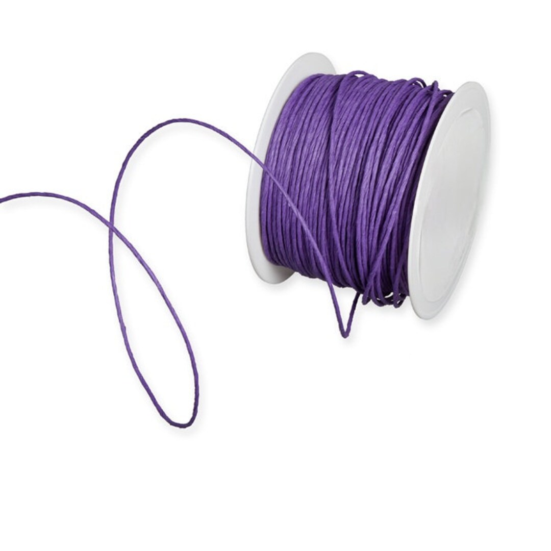 5mtr Purple Paper Covered Twist-tie Binding Wire, 2mm (1/16in) Thick ...