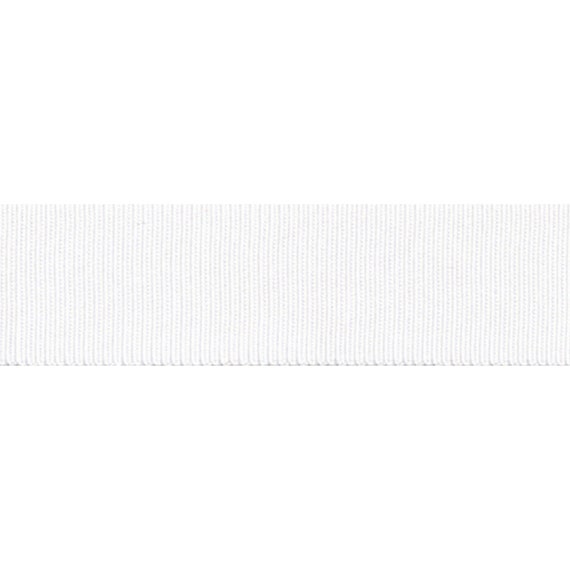 White grosgrain ribbon store