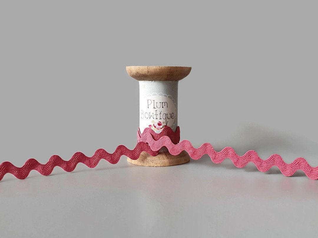 Rustic Pink Ric Rac Trim, Large 12mm (1/2in) Wide *sold per Metre* - Etsy